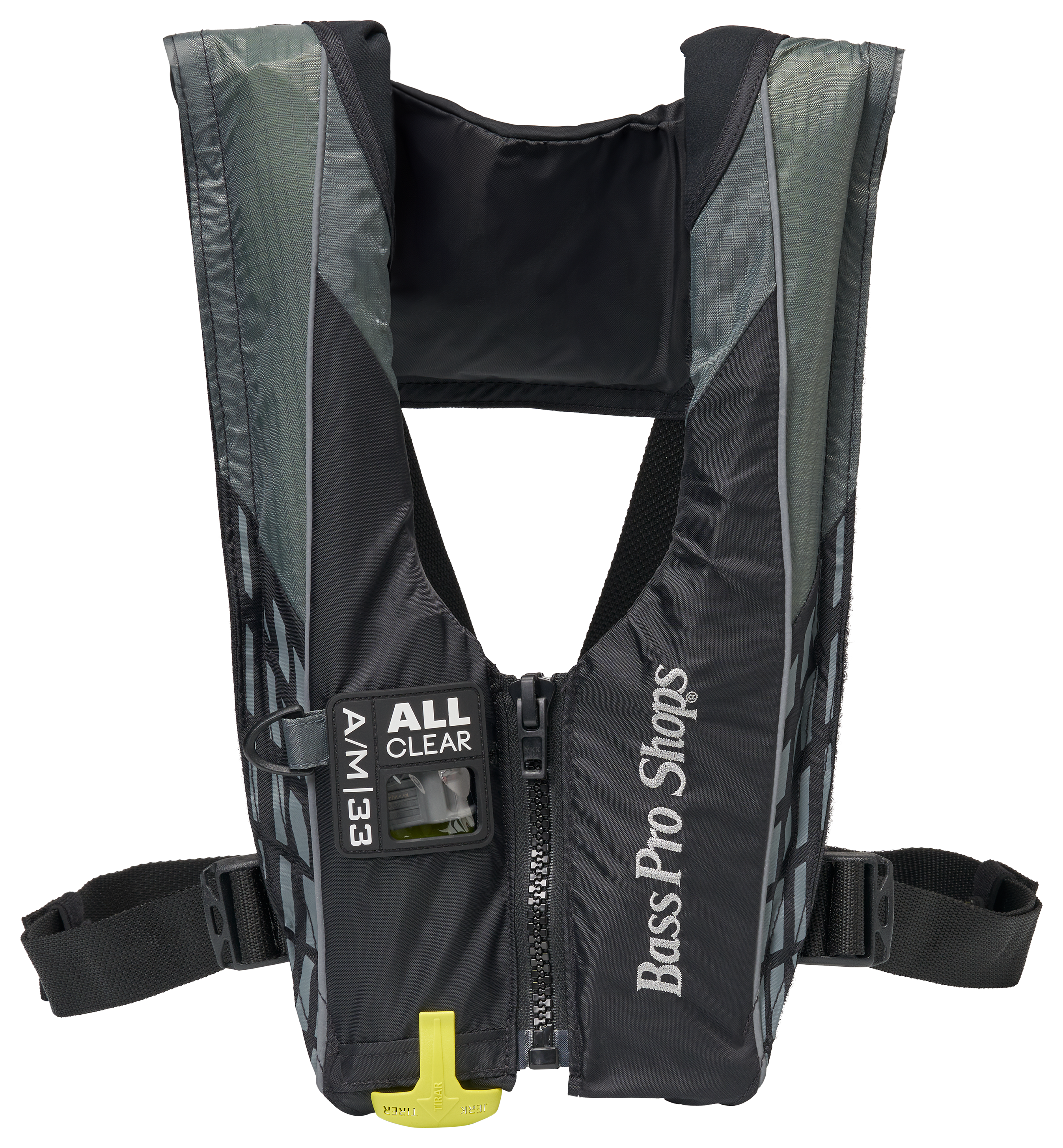Bass Pro Shops AM33 All-Clear Inflatable Life Vest - Black | Cabela's